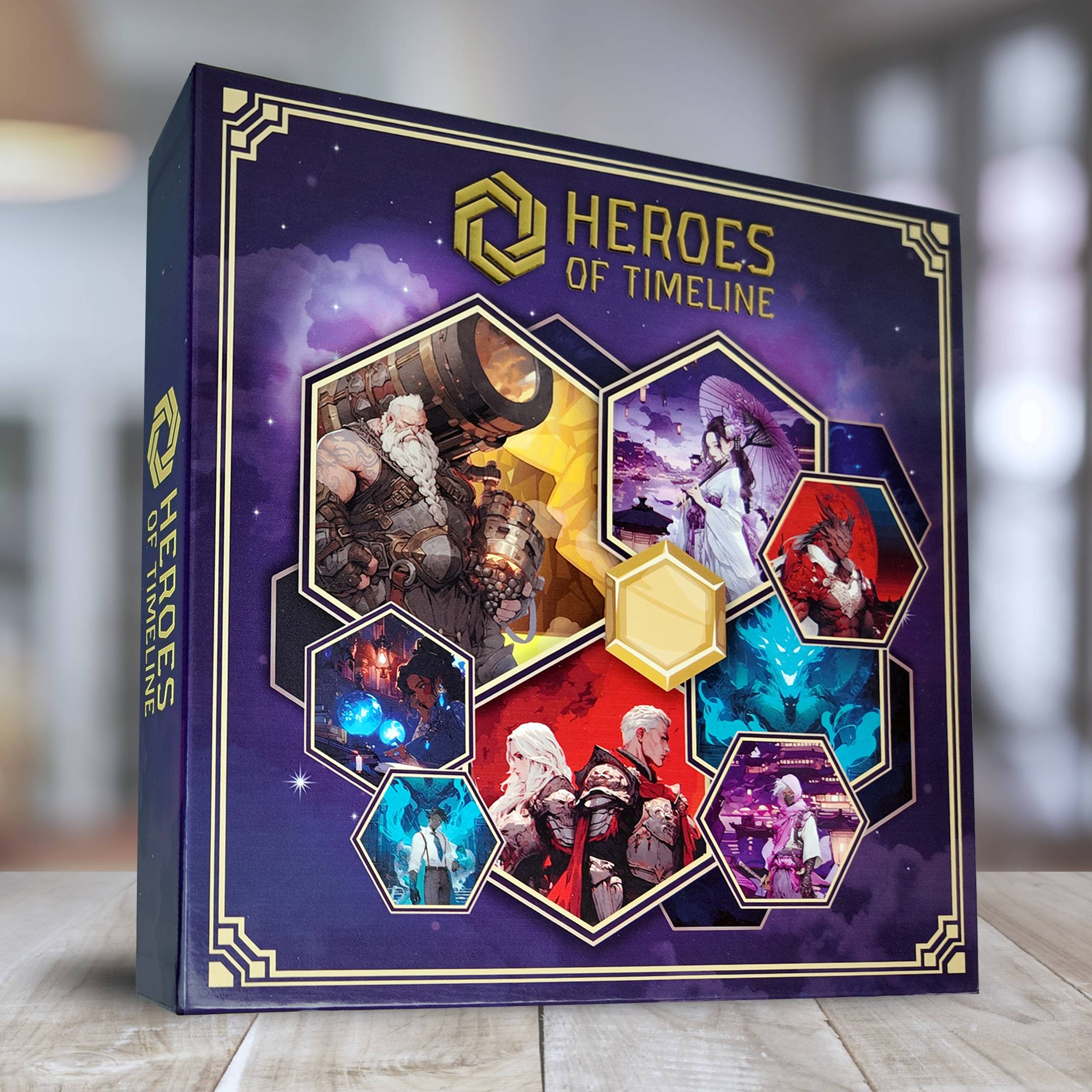 Heroes of Timeline - board game with unique setting and heroes