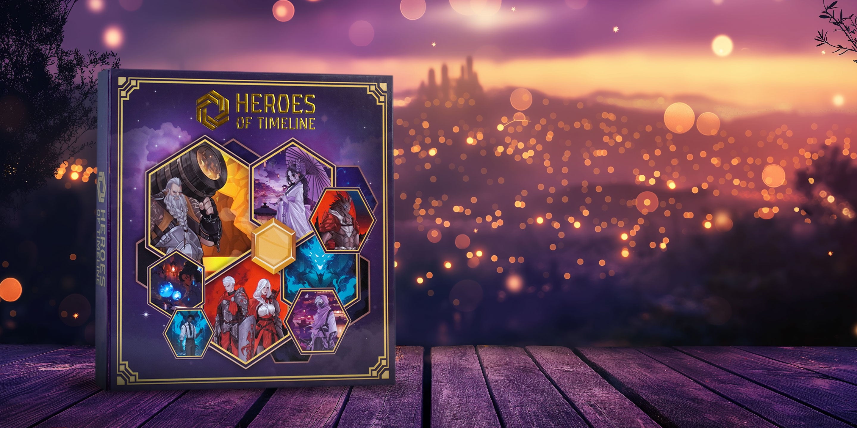 Heroes of Timeline - board game with unique setting and heroes